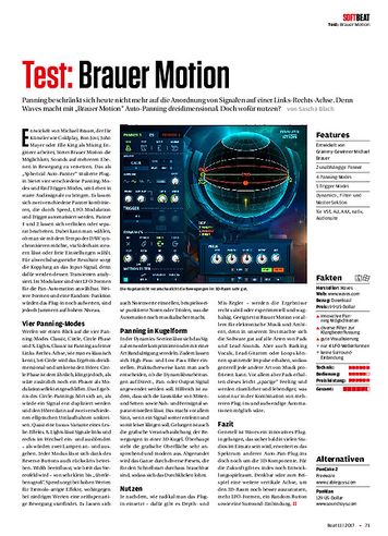 Waves Brauer Motion – Musikhaus Thomann