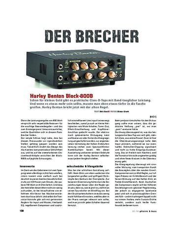 Harley Benton Block-800B – Musikhaus Thomann